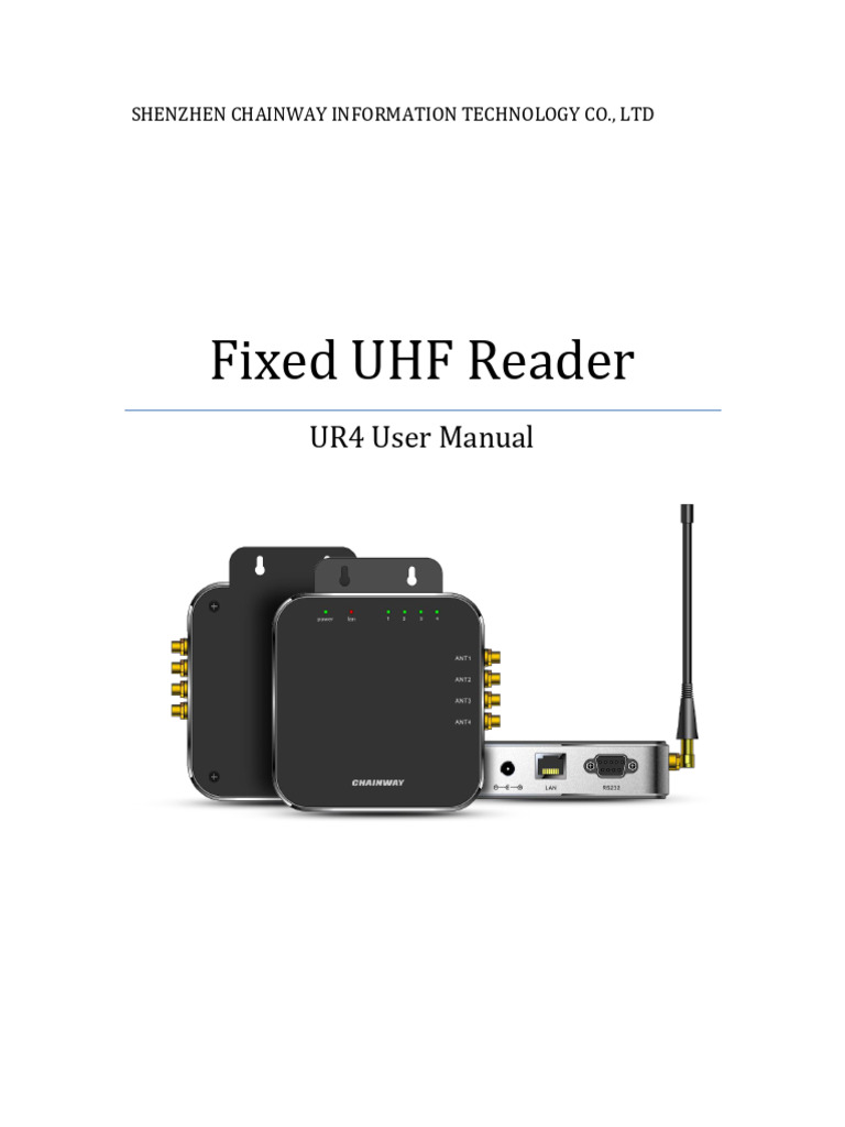 UHF READER Ur4-User-Manual-En - 2 | PDF