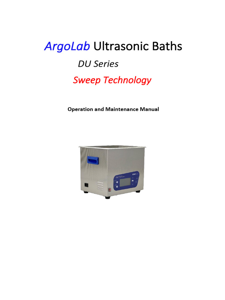 ArgoLab DU Series | PDF | Ultrasound