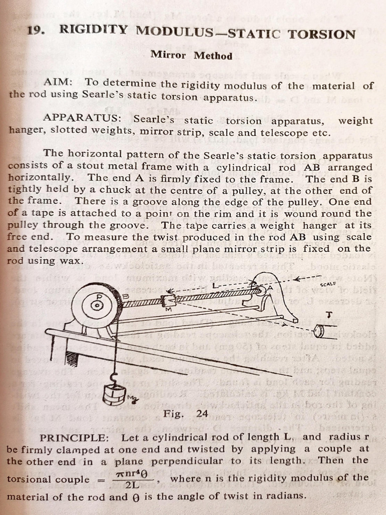 Static Torsion | PDF
