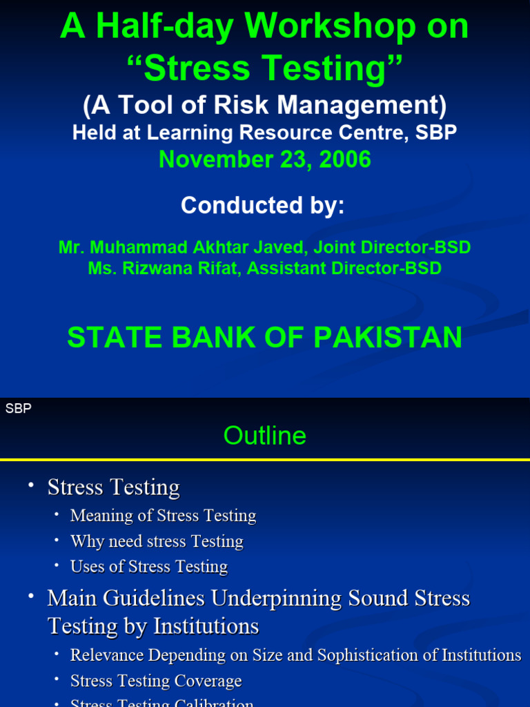 Stress Testing | PDF