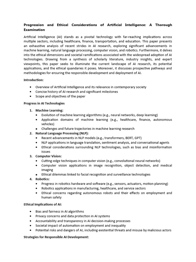 AI Paper | PDF | Artificial Intelligence | Intelligence (AI) & Semantics AI Paper | PDF | Artificial Intelligence | Intelligence (AI) & Semantics