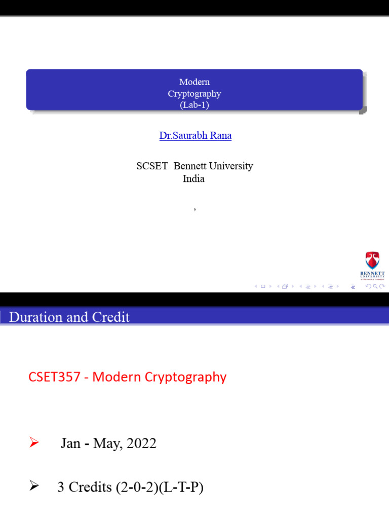 Lecture - 1 Crypto | Download Free PDF | Cryptography | Encryption