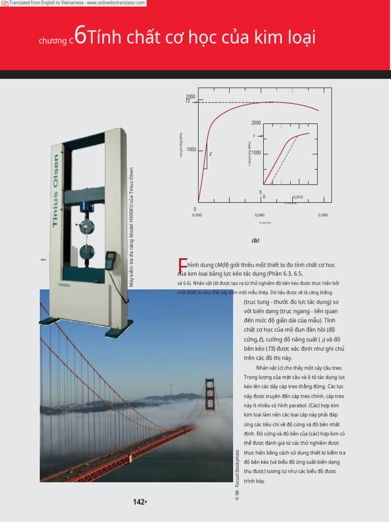Chapter 6 Mechanical Properties of Metals - En.vi | PDF