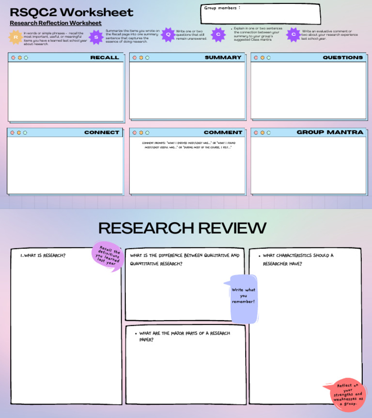 RSQC2 Chart Research PR1 | Download Free PDF | Cognition | Cognitive ...