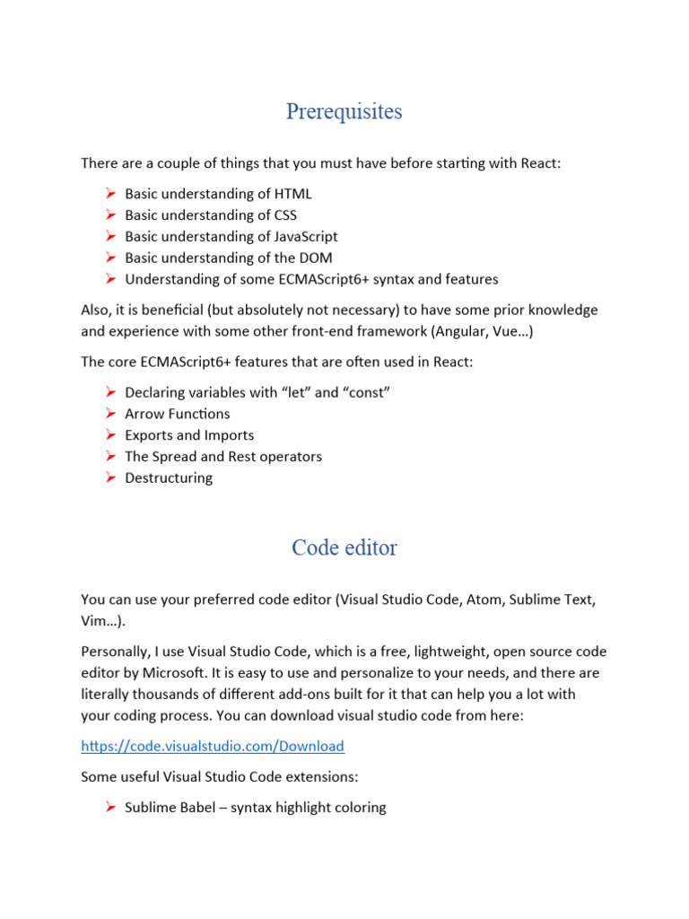 React-Redux How To Start Guide | PDF
