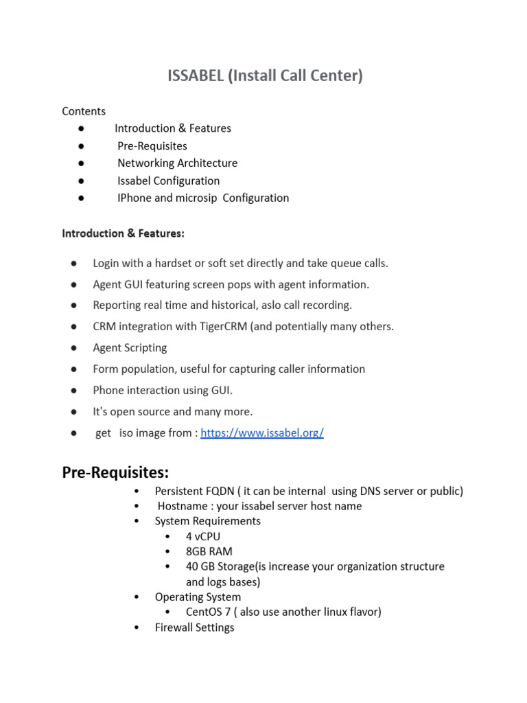 Issabel Server | PDF | Computer Engineering | Telecommunications