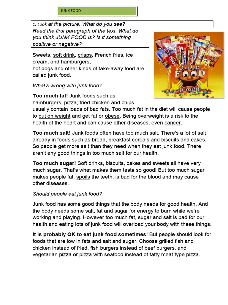 CL Et EO Junk Food | Download Free PDF | Junk Food | Foods