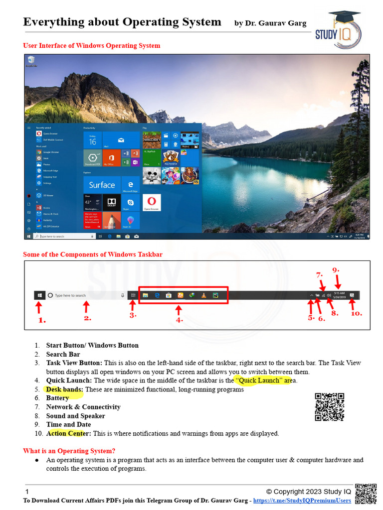 Everything About Operating System | PDF | Operating System | File System