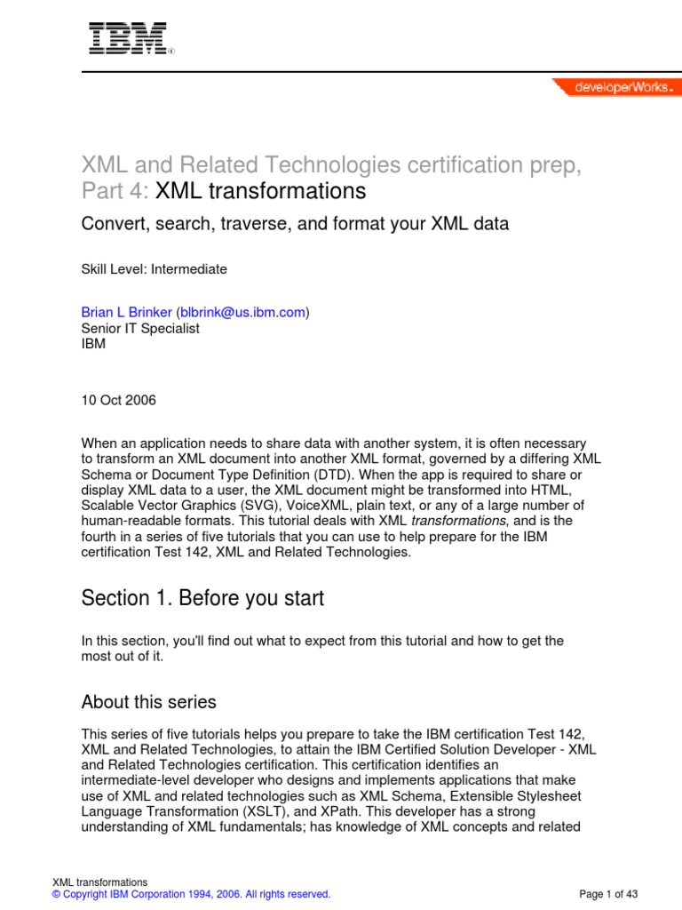 X Cert1424 A4 | PDF | Xslt | X Path