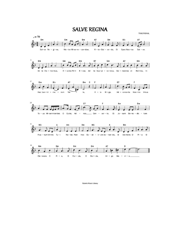 Salve Regina | PDF