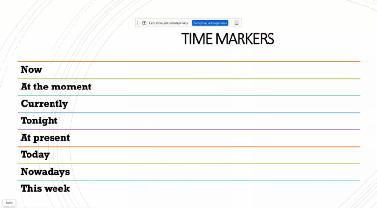 Time Markers | PDF
