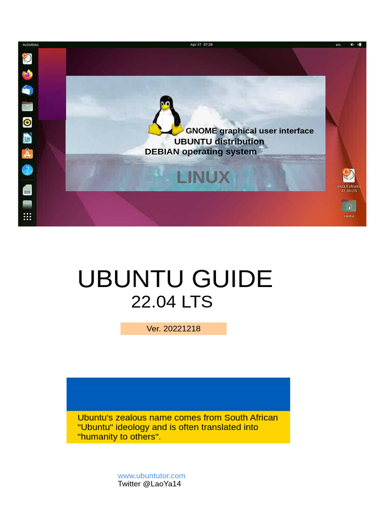 Ubuntu 22.04 | PDF | Computer File | Icon (Computing)
