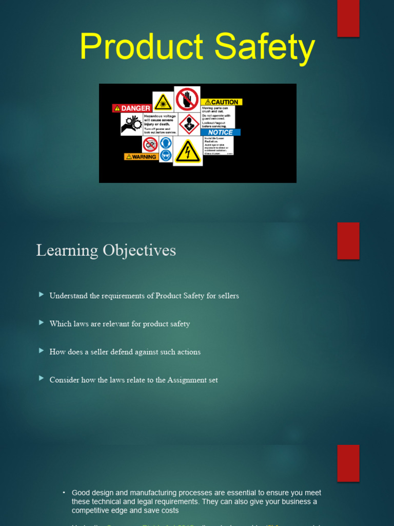 product safety | PDF | Legal Liability | Safety