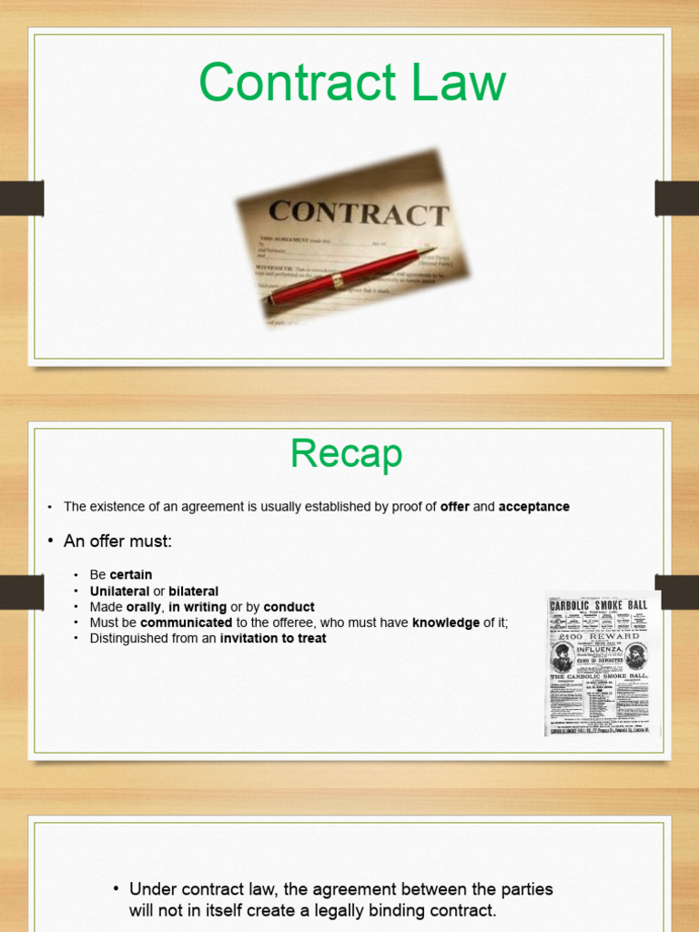 Consideration | Download Free PDF | Consideration | Offer And Acceptance