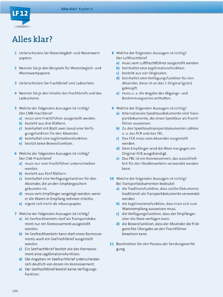Alles Klar | PDF