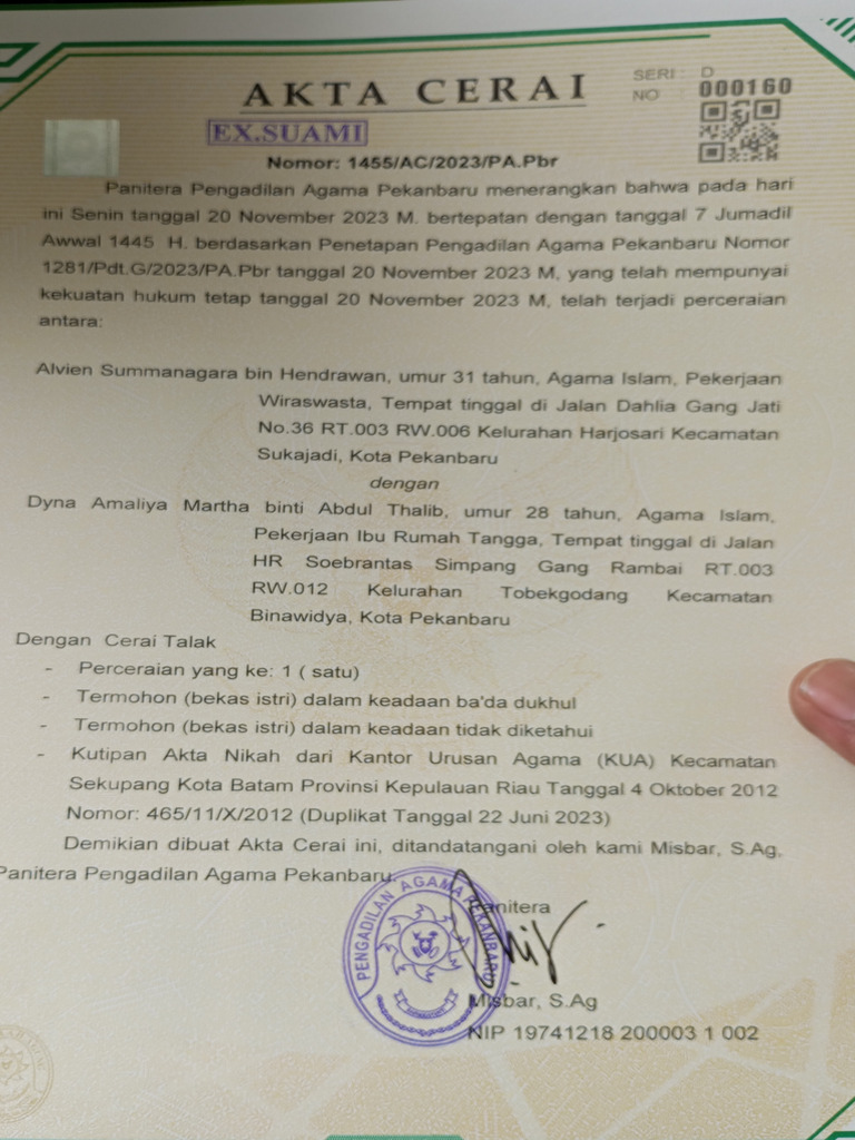 Akta Cerai | PDF