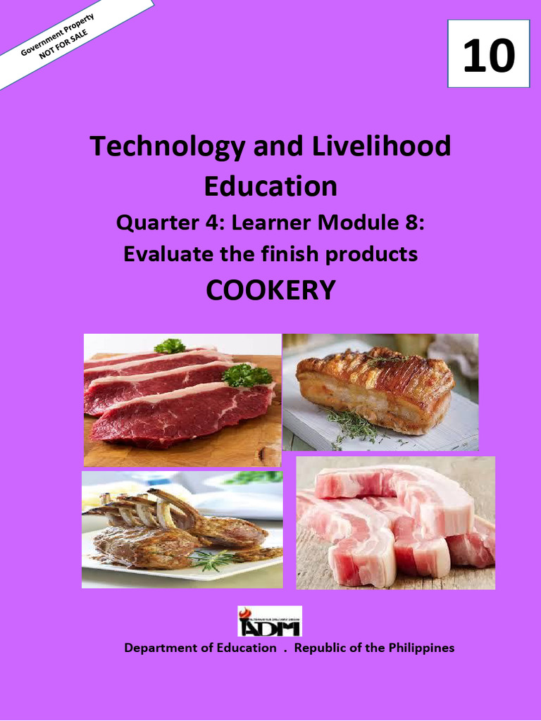 Cookery Lesson: Evaluating Meat Dishes | PDF | Grilling | Beef