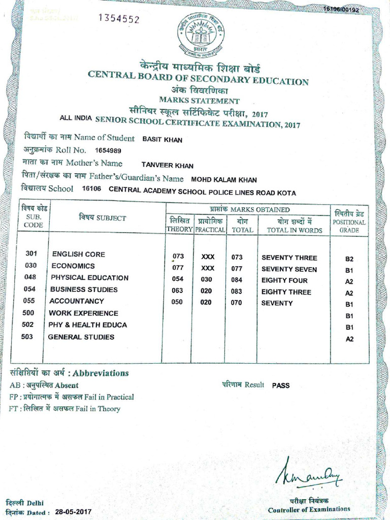 HSC Certificate - Compressed | PDF | Adolescence | Educational Assessment And Evaluation
