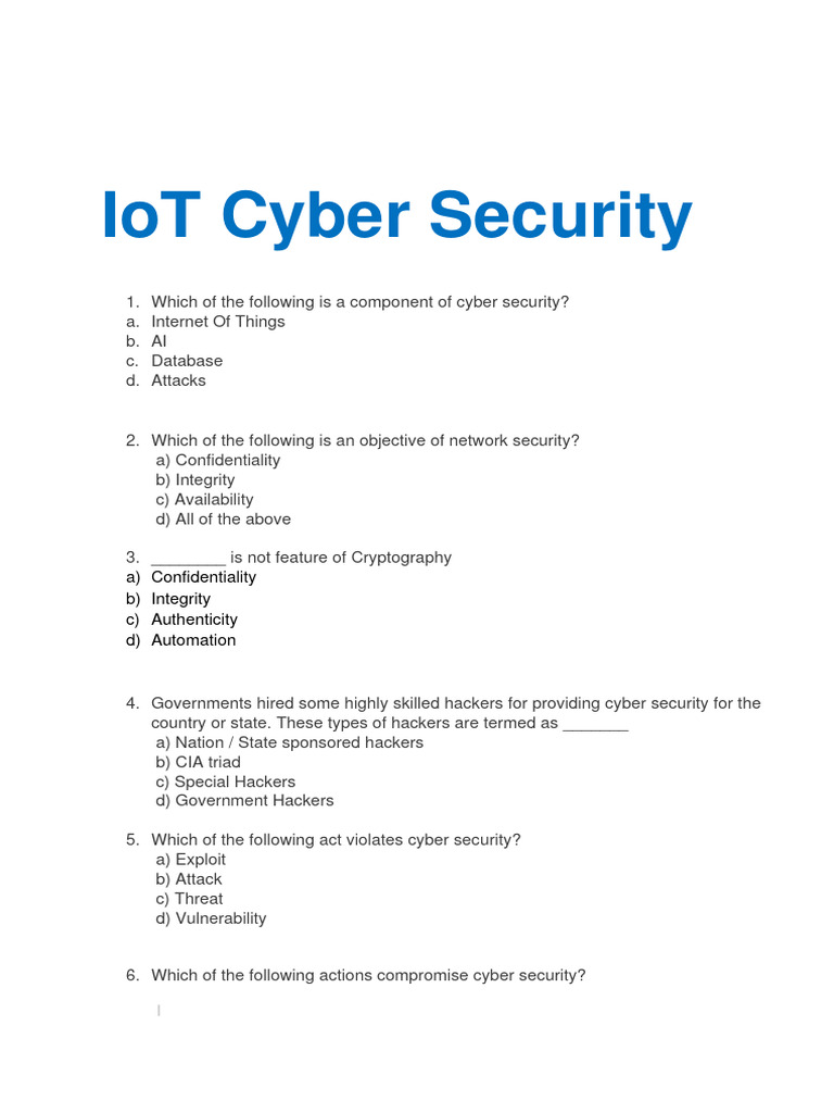 Practice Assessment | PDF | Security | Computer Security