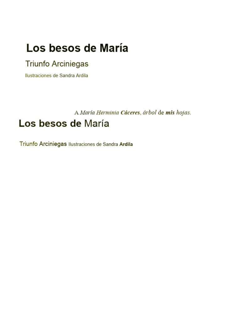 Los Besos de Maria | PDF | Helado