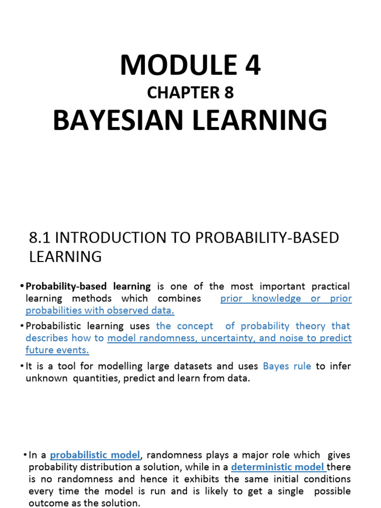 Aiml 2 3 | PDF | Bayesian Inference | Statistical Classification