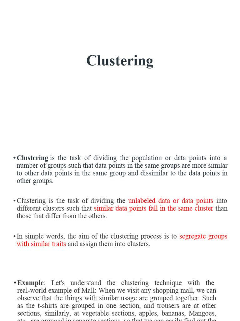 Aiml 4 3 | PDF | Cluster Analysis | Artificial Intelligence