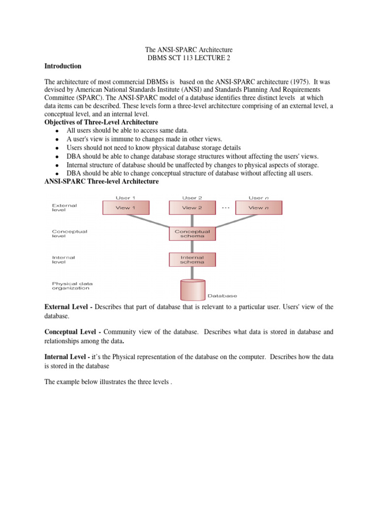 lecture_2_dbms | PDF | Databases | Data Model