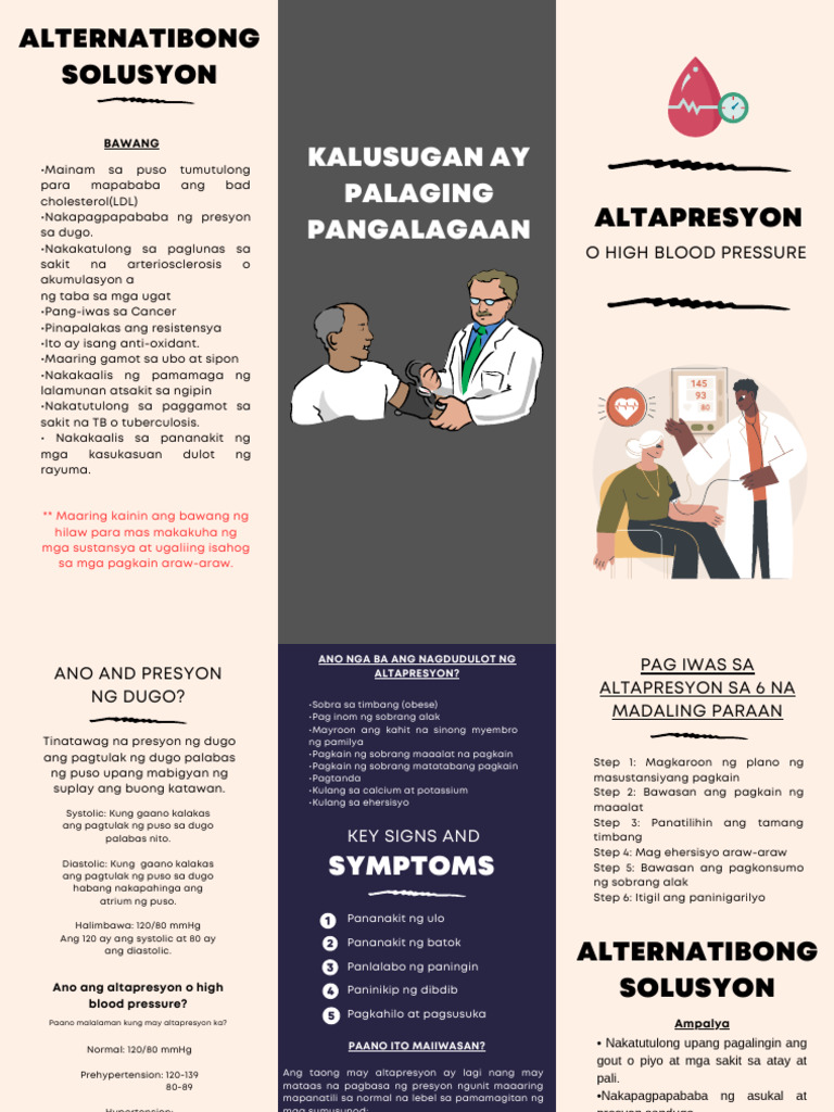 Hypertension Brochure Pdf