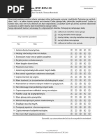 SCID 5 SPQ Test Dla Pacjenta 1 | PDF