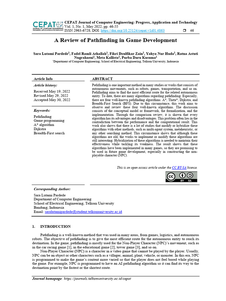 Pathfinding in Game Development | Download Free PDF | Theoretical Computer Science | Computer ...