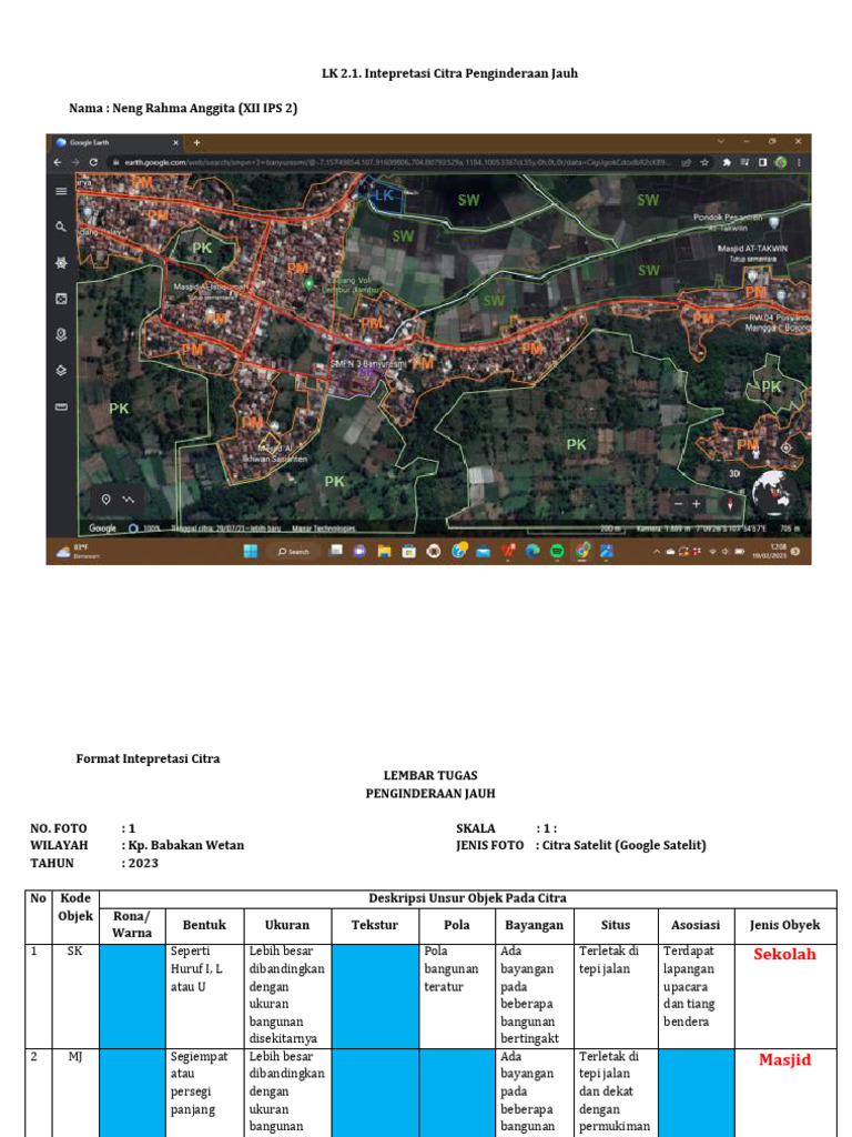 Interpretasi Peta Fiks | PDF