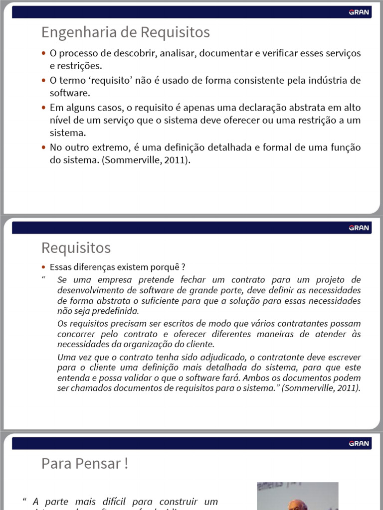 Engenharia de Requisitos | PDF | Engenharia de Software | Engenharia