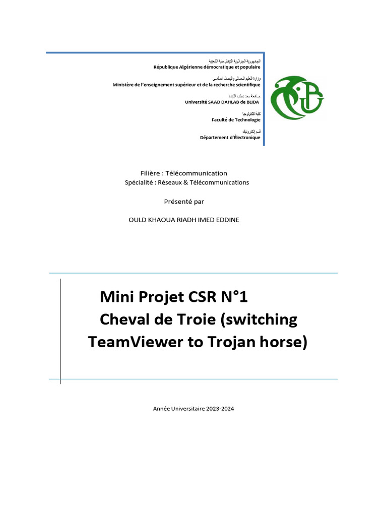mini projet N°1 | PDF