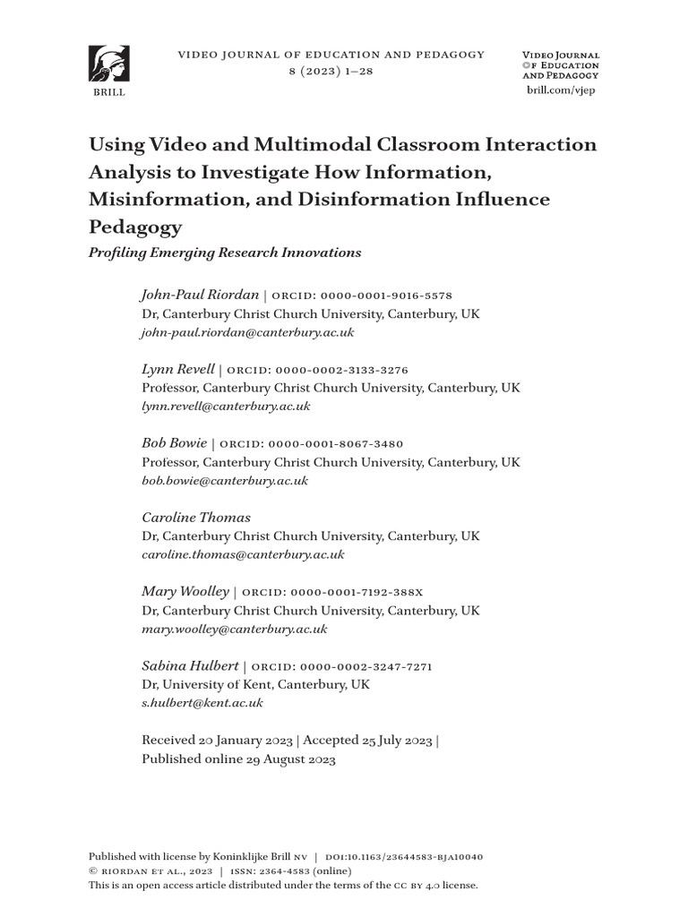 EBSCO FullText 2024 03 28 | PDF | Deception | Pedagogy