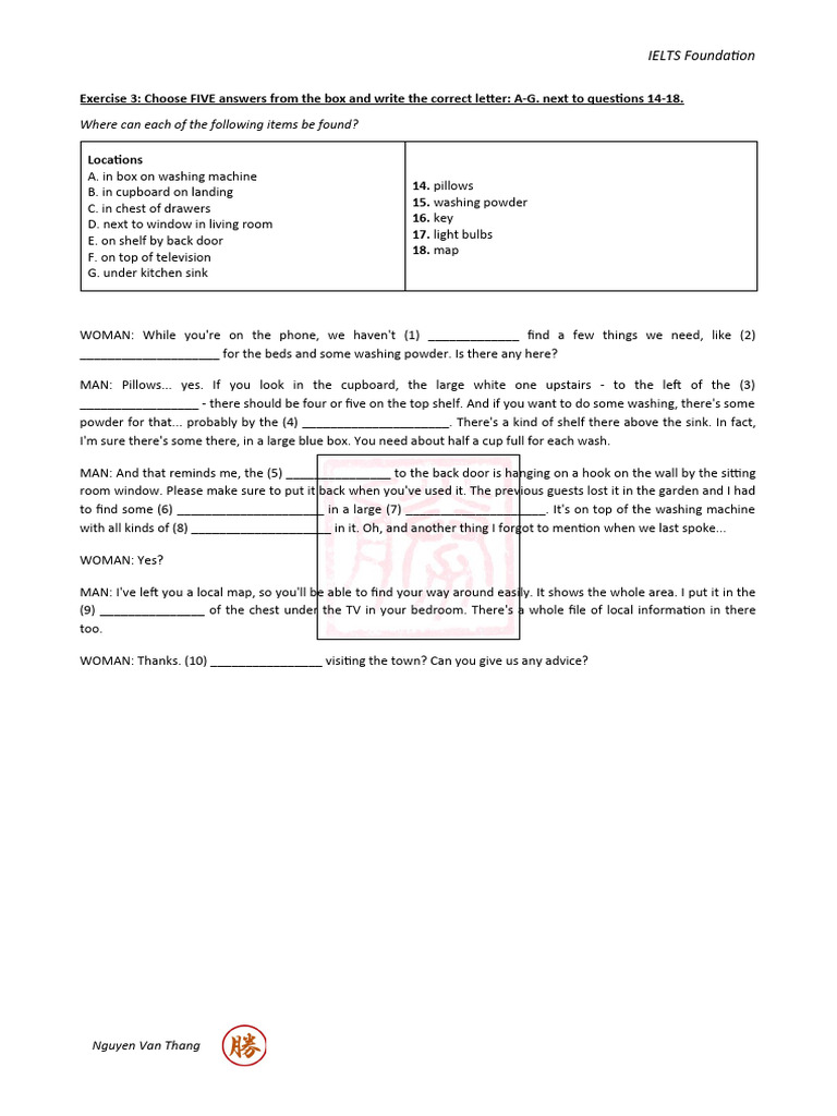 Lesson 3 Dictation | PDF | Museum