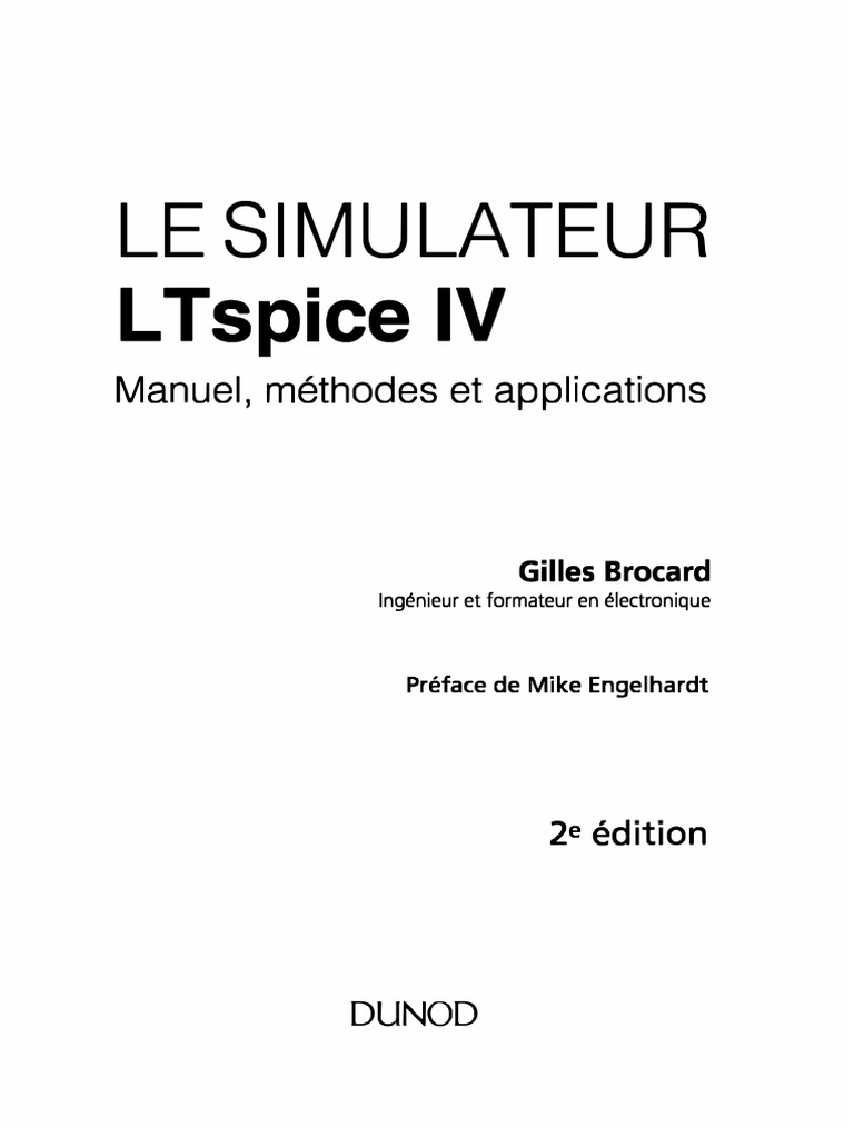 Introduction à LTspice IV et ses avantages | PDF | Spice | Central ...