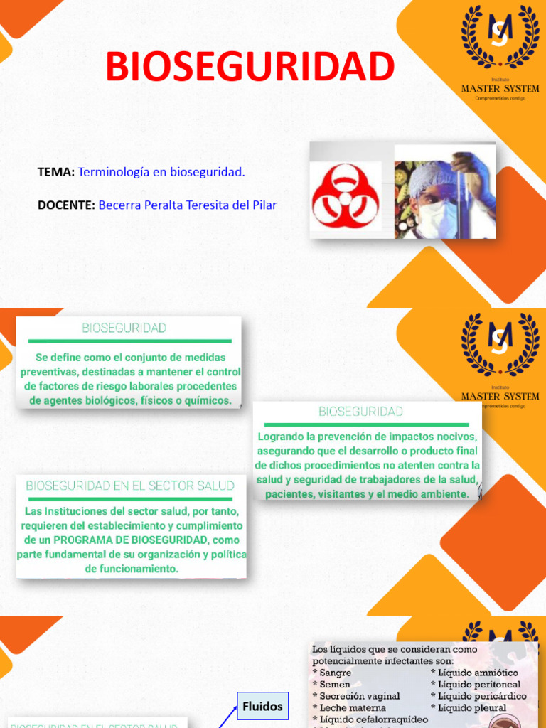 Bio Seguridad | PDF | Infección | Patógeno