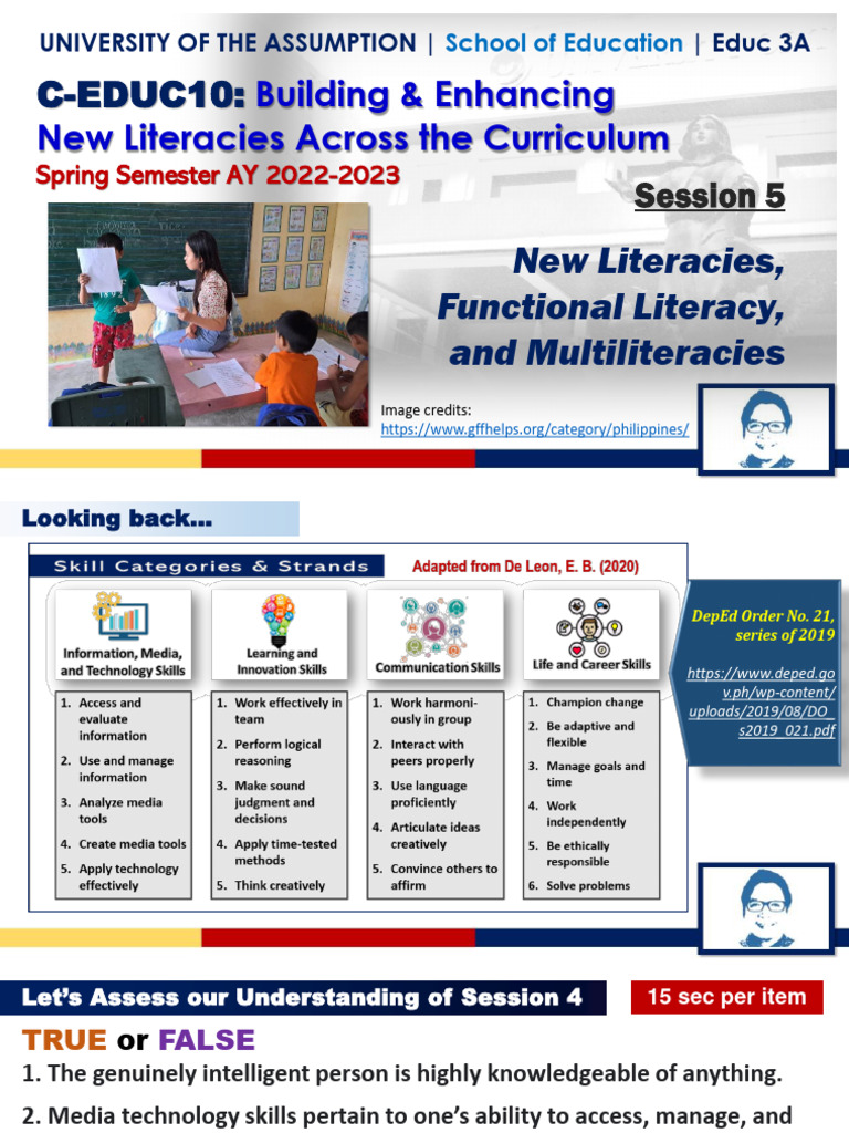 (Building and Enhancing New Literacies) Week 5 - New Literacies ...