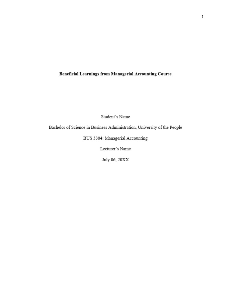 Sample Learning Journal | PDF | Business | Business Economics