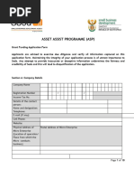 BISP Application Form Final Draft | PDF | Business
