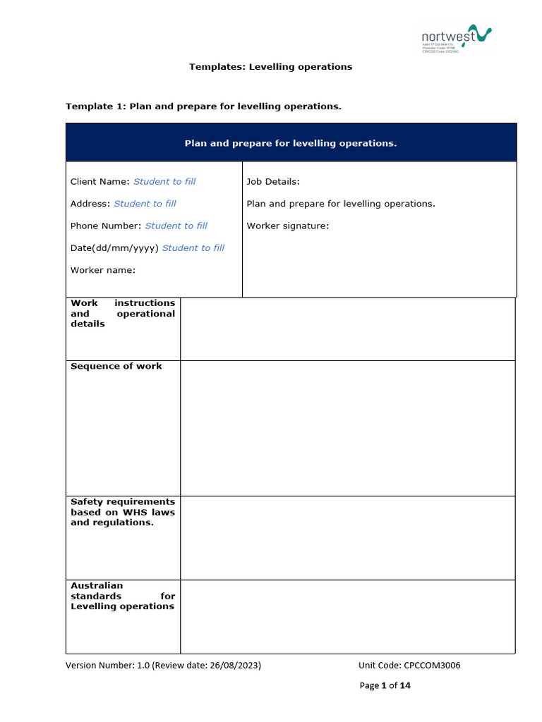 Levelling Operations Guide | PDF