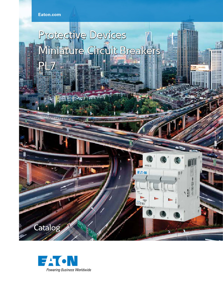 Eaton PL7 MCB Catalogue PDF | PDF | Fuse (Electrical) | Power (Physics)