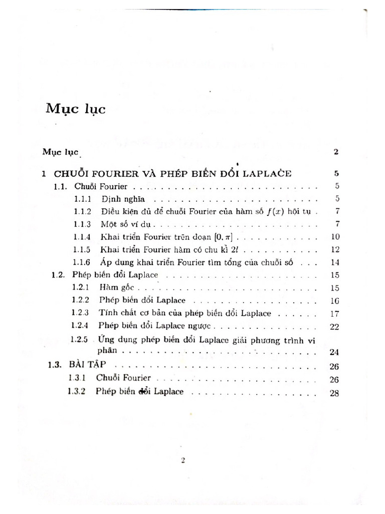 Chuoi Fourier | PDF