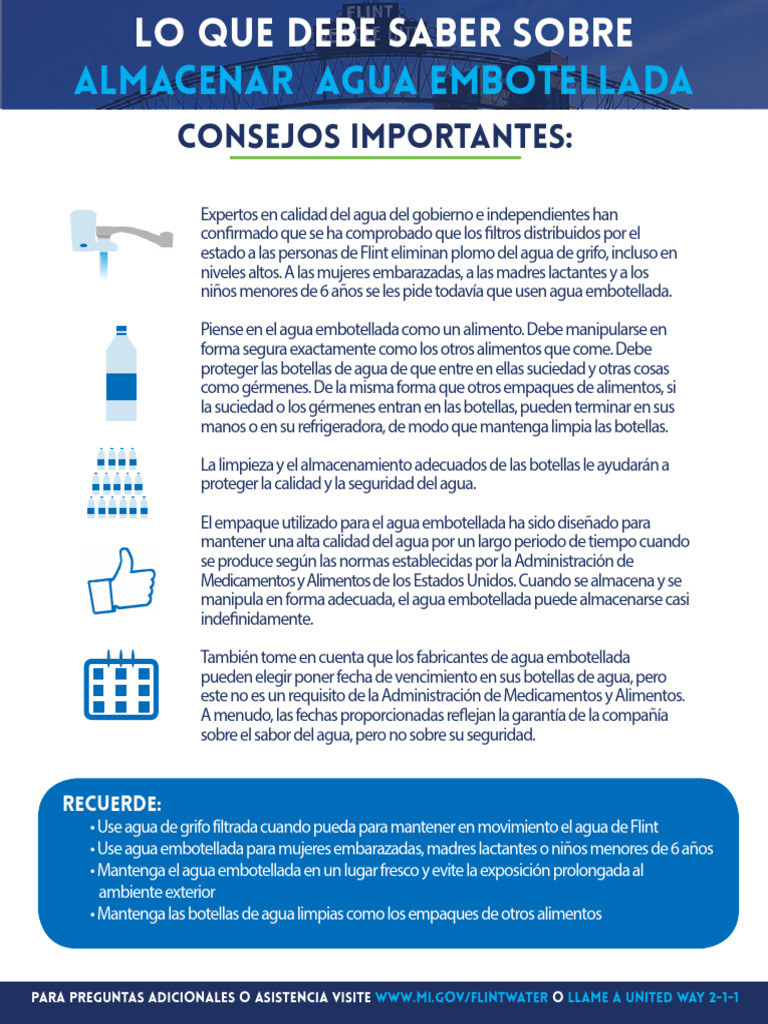 Storing Bottled Water - Spanish | PDF | Agua