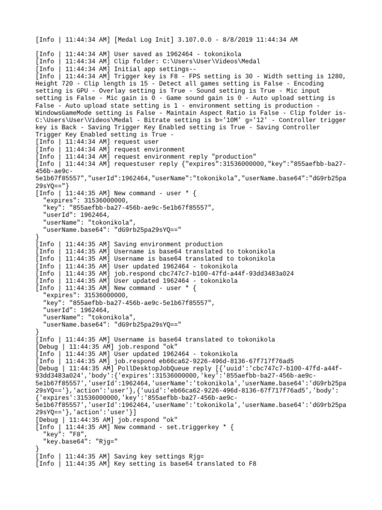 Medal Log 20190808 | PDF