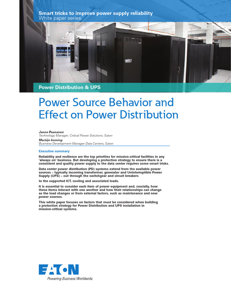 Eaton Power Source Behaviour White Paper LR (For Web) | Download Free ...