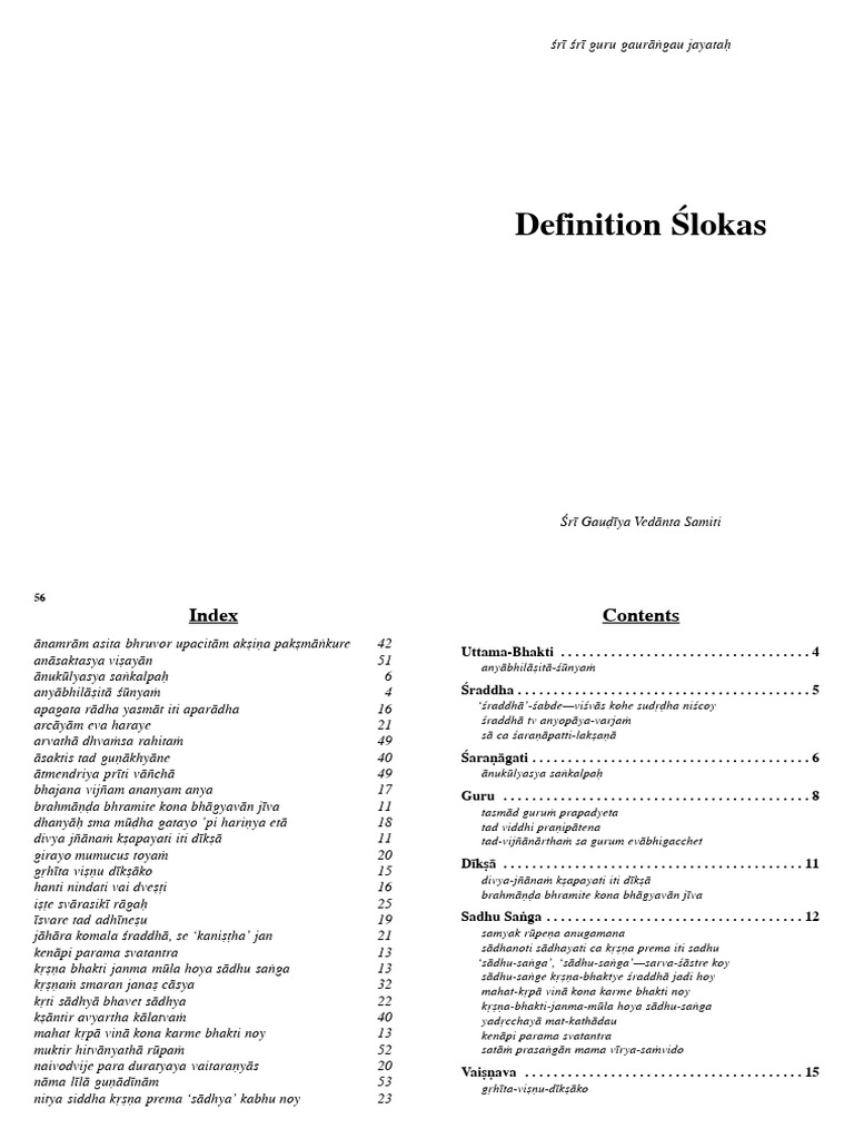 Definition Slokas - Estudies | PDF