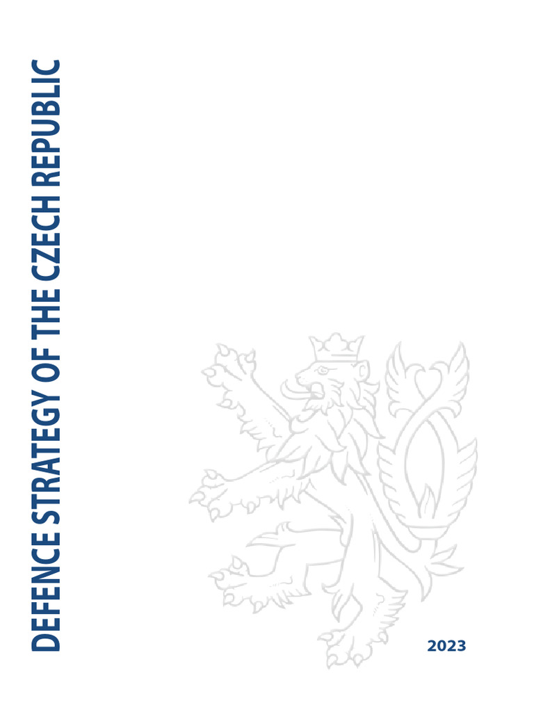 Czech Republic Defence Strategy 2023 | PDF | Nato | Military
