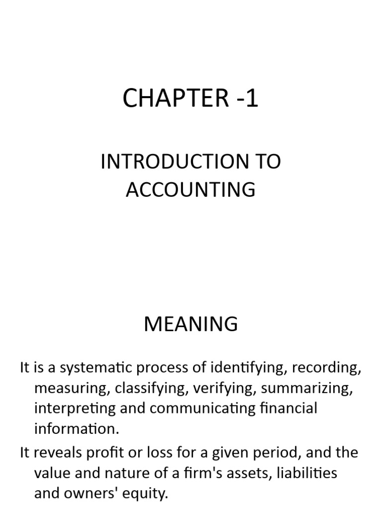 Introduction to Accounting Basics | PDF | Accounting | Financial Accounting
