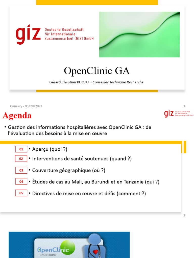 OpenClinic GA | PDF | Hôpital | Informatique